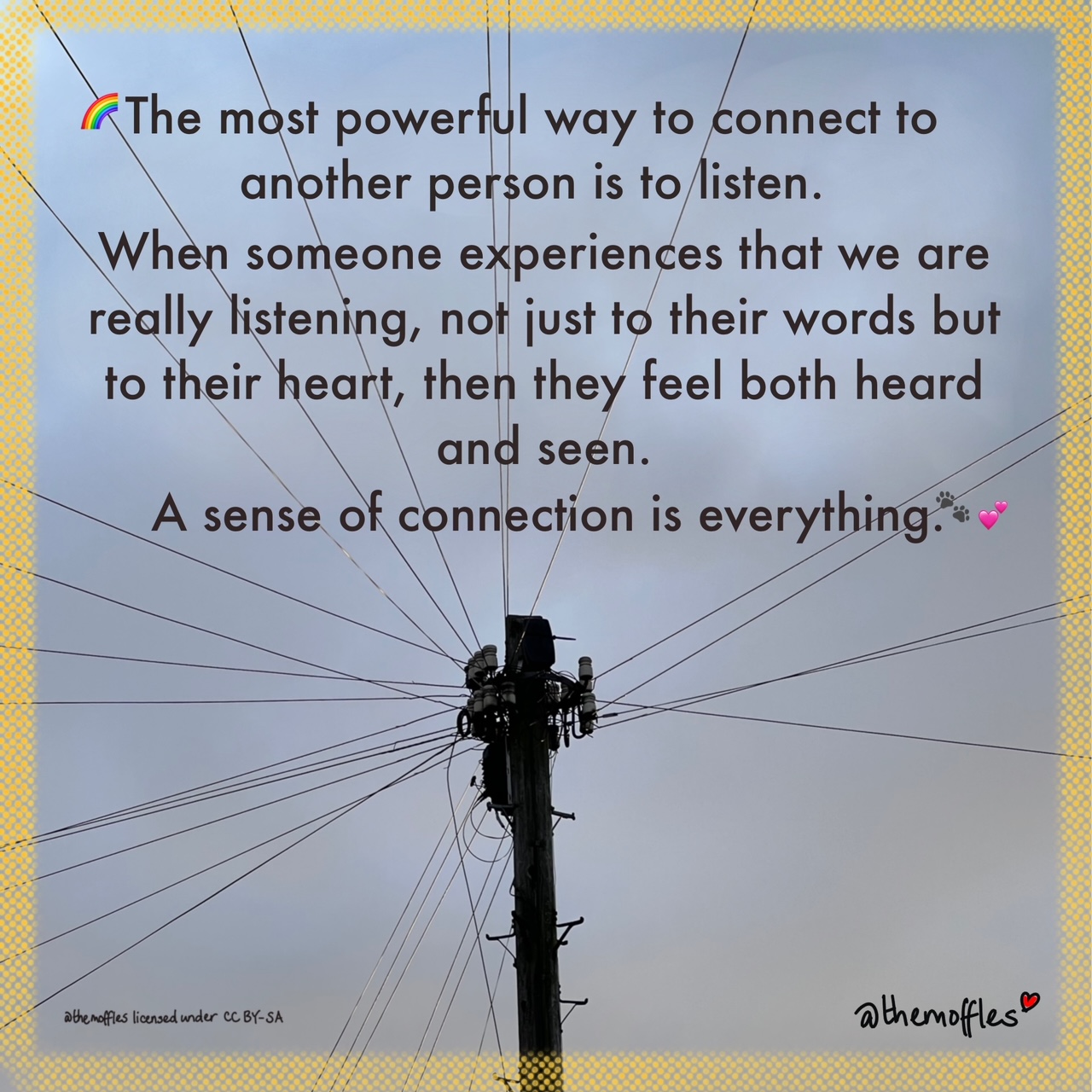 A sense of connection is everything. – Welcome to the world of the Moffles!