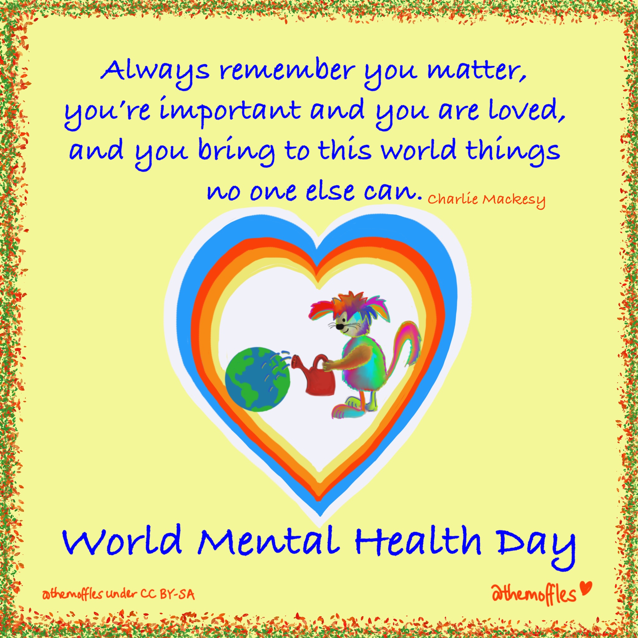 World Mental Health Day – Welcome to the world of the Moffles!
